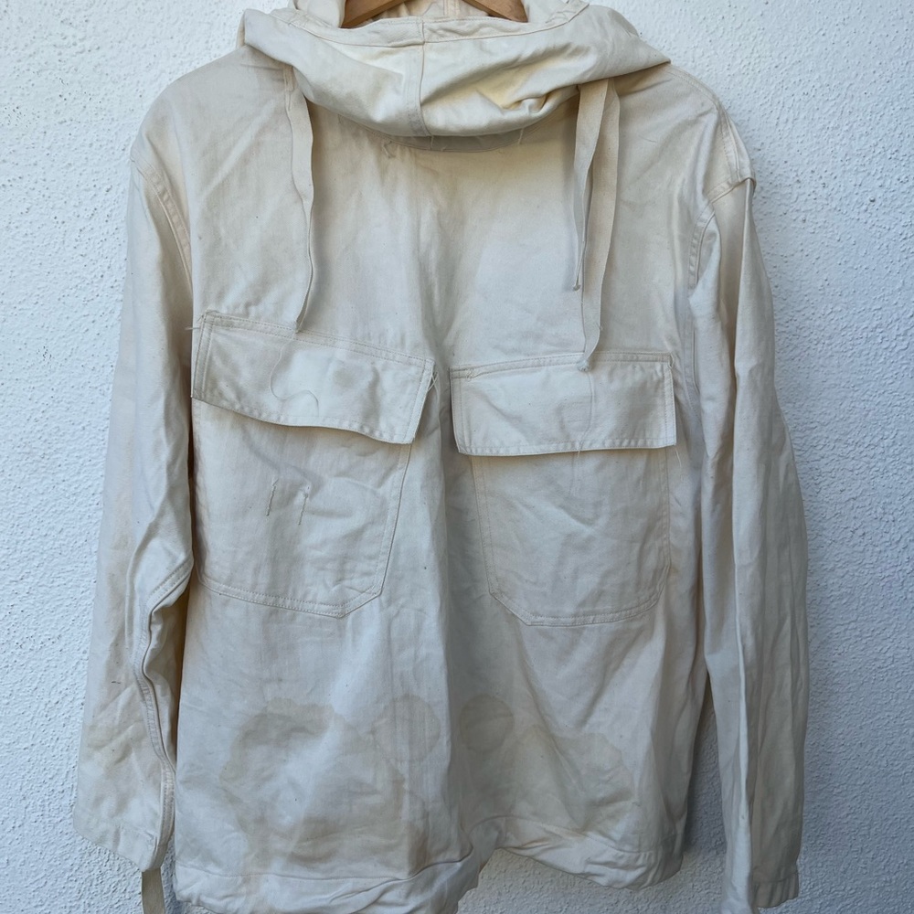 Vintage 1940s Wwii Usn Us Navy Gunner Smock Anorak Pa… - Gem